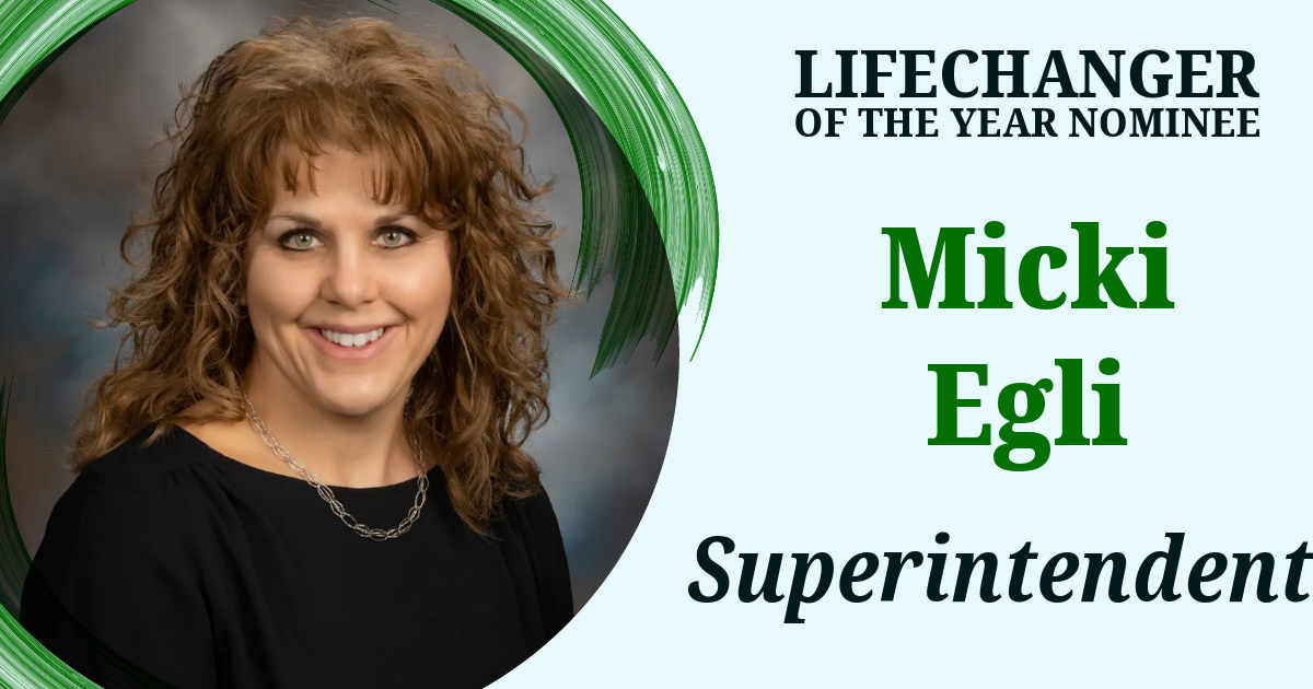 Superintendent Micki Egli has been nominated for National Life Group ...