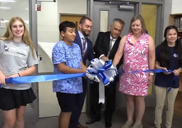 Hilton Head Island Middle School holds ribbon-cutting ceremony for ...