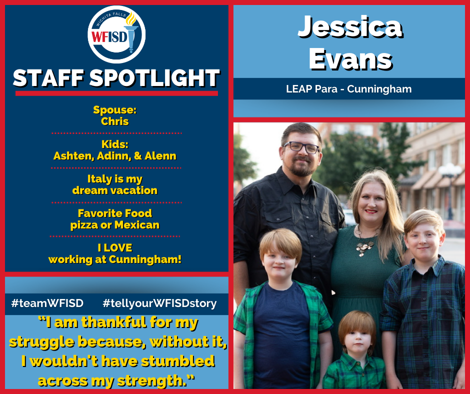 Staff Spotlight: Jessica Evans | New Details