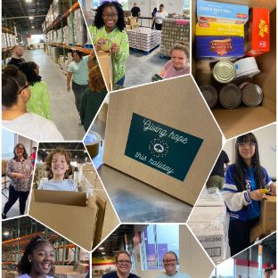 3C Volunteers at Harvest Hope Food Bank | News Details