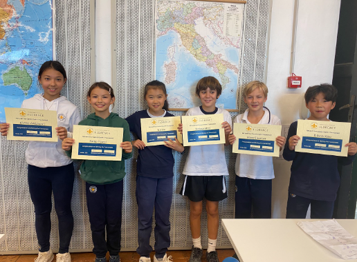 Grade 5 students competed together showcasing their skills and ...