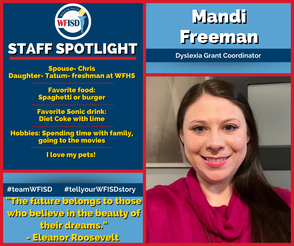 Staff Spotlight: Mandi Freeman | New Details