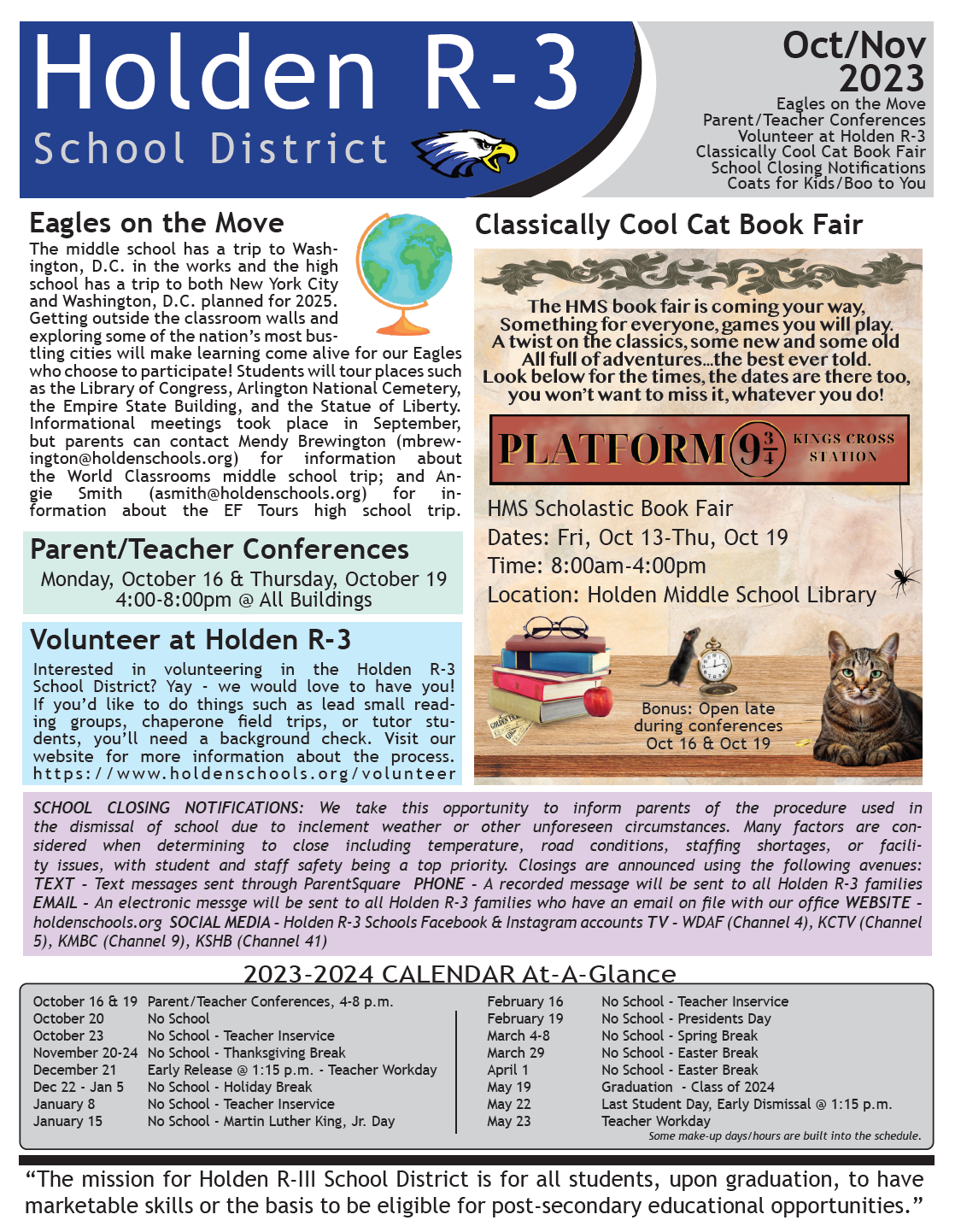 Oct/Nov 2023 Newsletter | All District News