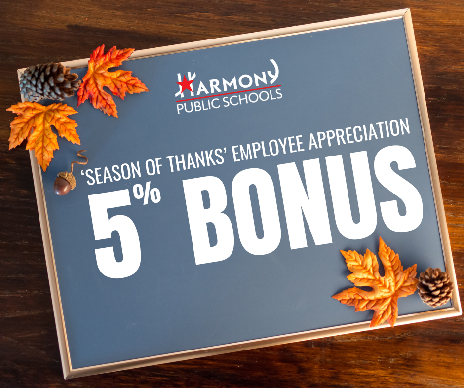 Harmony announces 'Season of Thanks' Appreciation Bonus for all staff ...