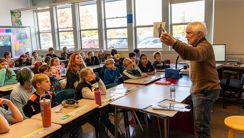 Page Fifth Graders Inspired by Oregon Representative's Visit | News Details