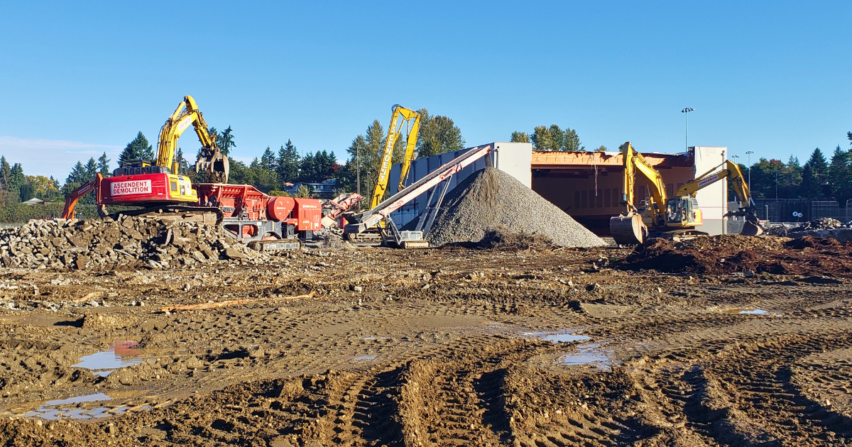 Tyee Recycles Concrete, Salvages Wood, Pours Foundation | District New ...