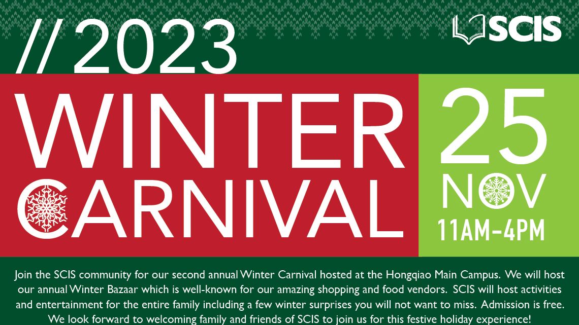 Snow Much Fun: SCIS Winter Carnival 2023 Returns on November 25! | SCIS ...