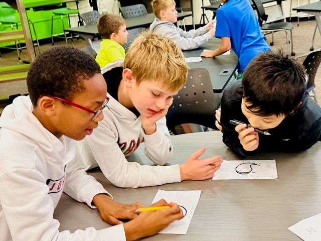 The Squiggle Game introduced to Endeavor's 5th Graders | News Detail Page