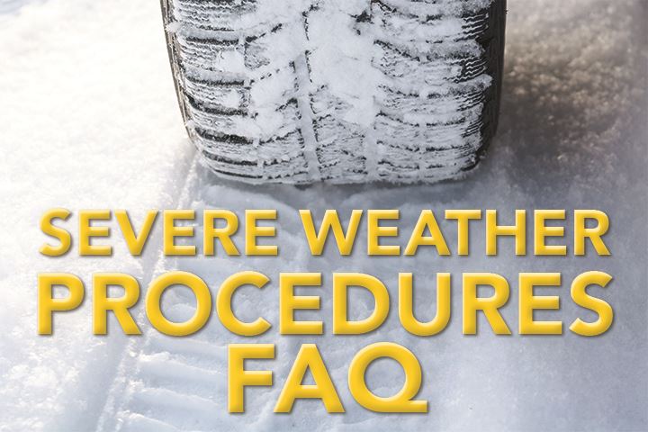 Severe Weather Procedures FAQ | Post Details