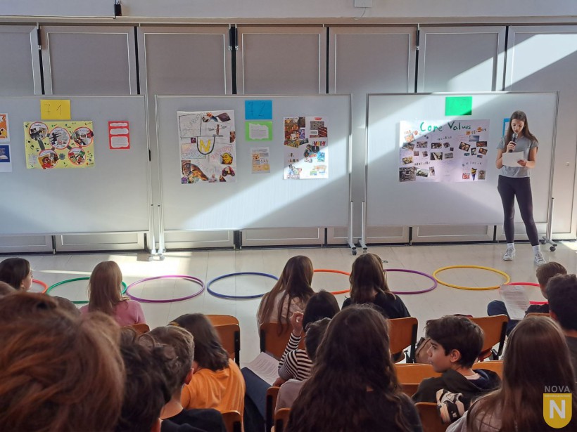 Seventh-grade Students Hold a Student-led Assembly to Implement Our ...
