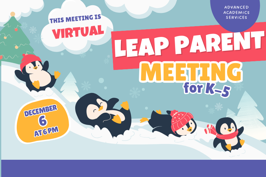 LEAP Parent Meeting | Post Details Page - McCoy Elementary