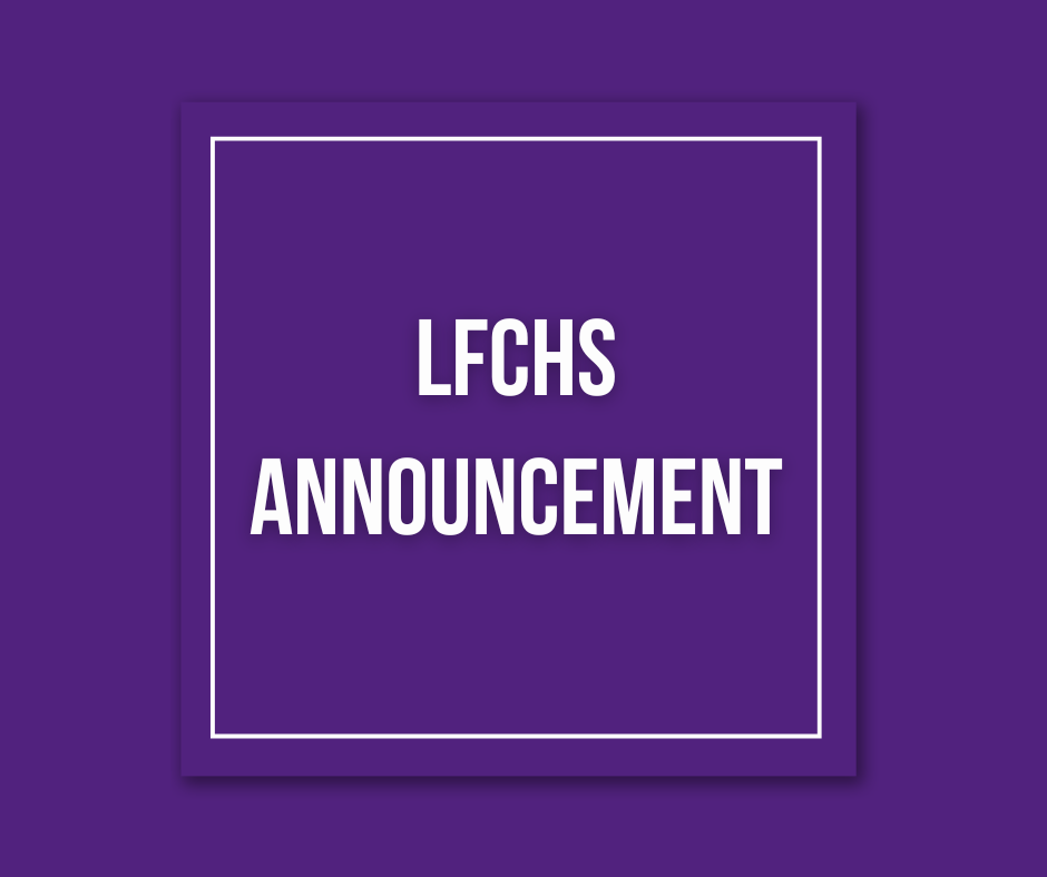LFCHS Announcement | Details