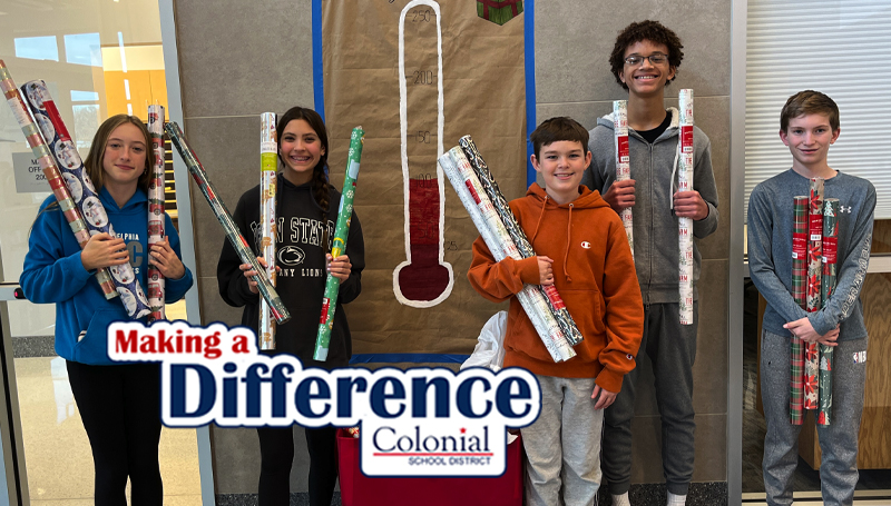 Making a Difference: CMS National Junior Honor Society wrapping paper ...