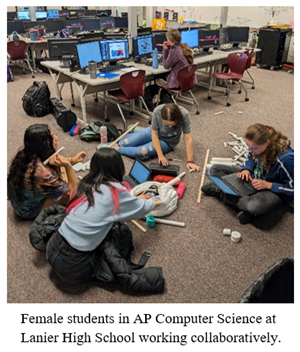 Lanier High School honored for inclusivity in AP Computer Science ...