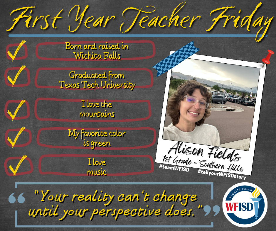 First Year Teacher Friday: Alison Fields | New Details
