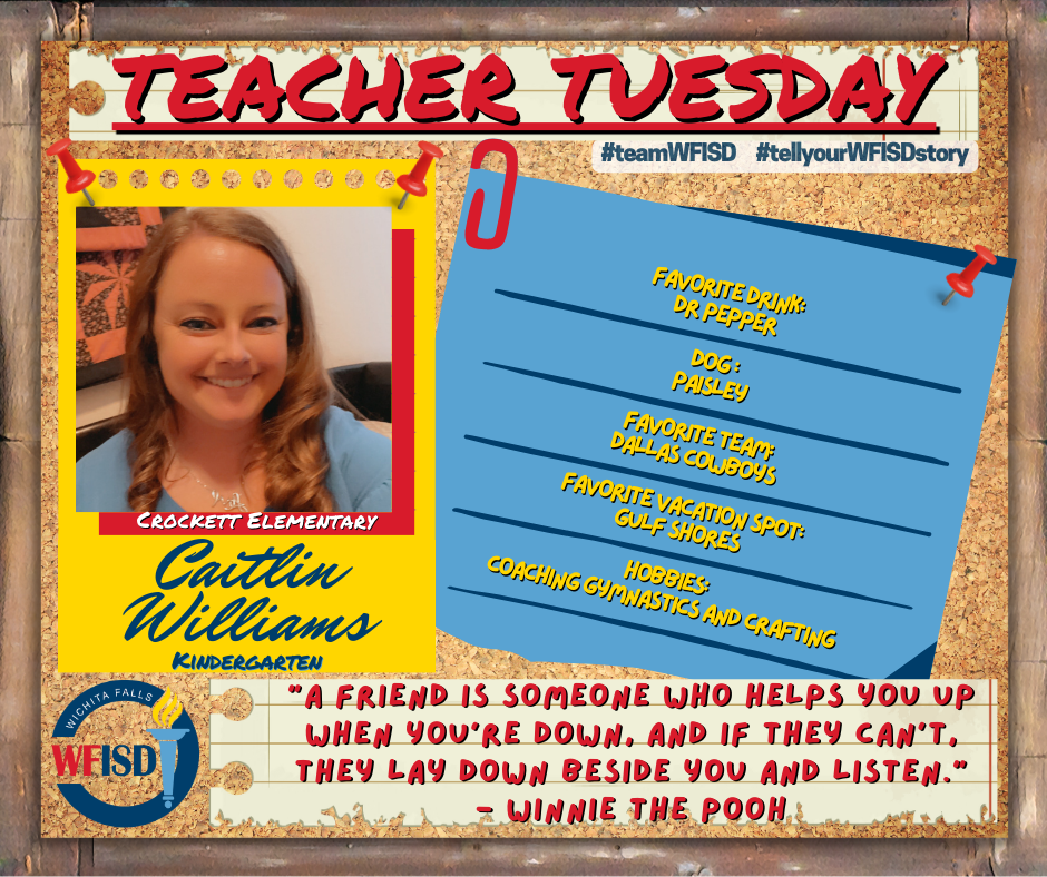 Teacher Tuesday: Caitlin Williams | New Details