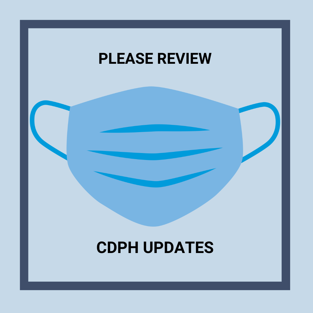 Updated Guidance for Common Signs and Symptoms (CDPH) | Details
