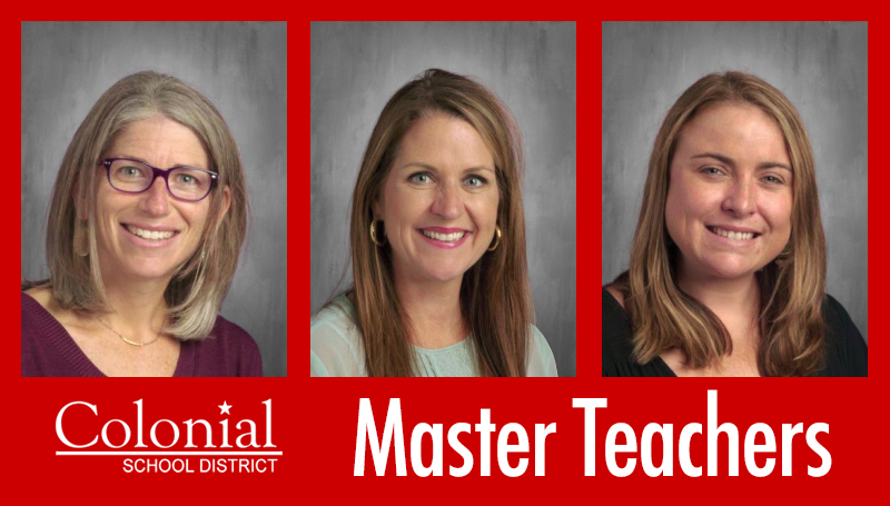 Colonial School District names three new Master Teachers | District ...