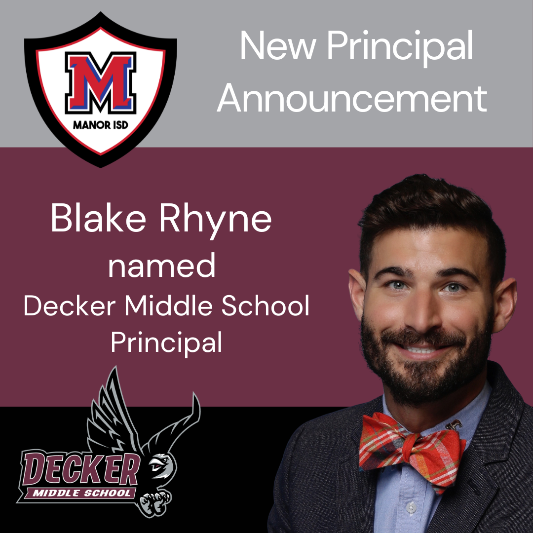 Blake Rhyne Named Principal of Decker Middle School | Post Details