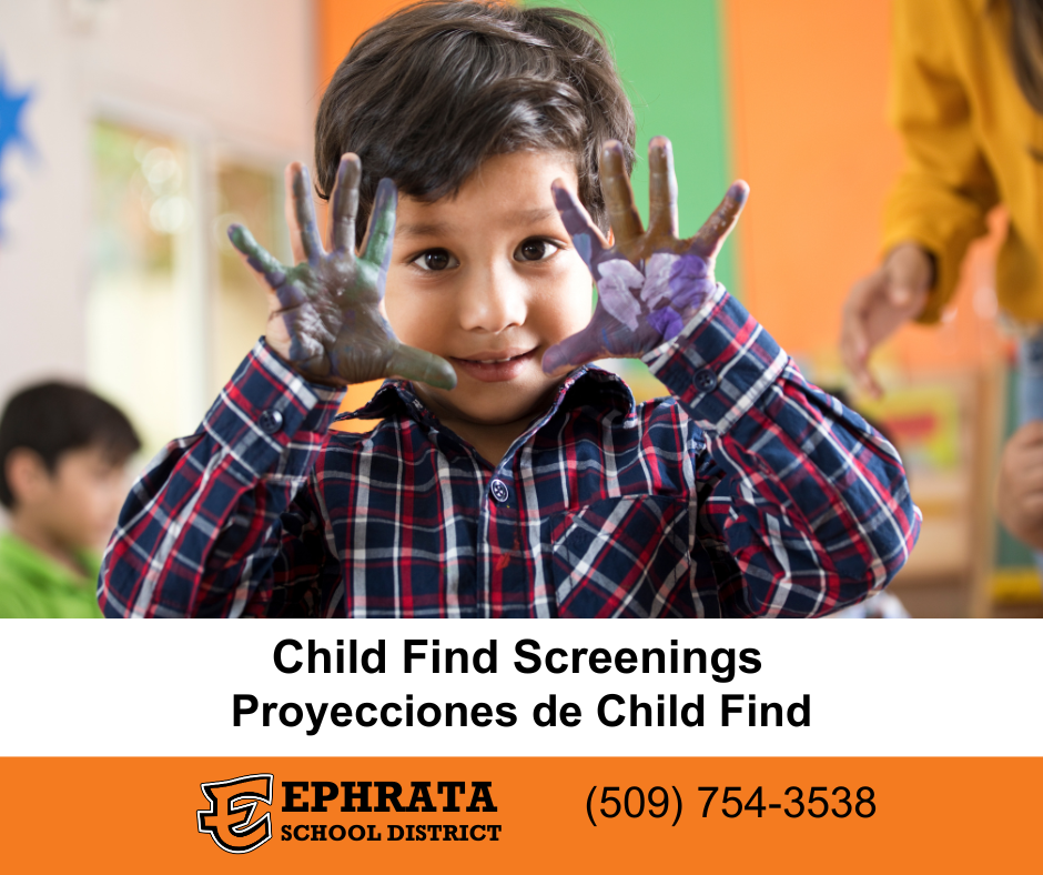 Child Find Screenings Available Now | District News