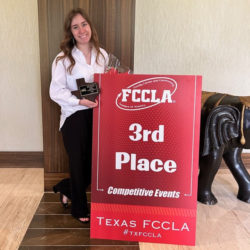 JHS student qualifies for National FCCLA Contest | Joshua ISD News Details