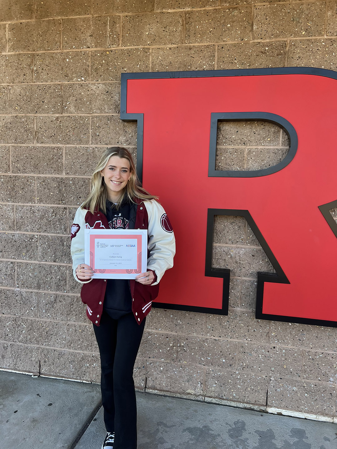 Colleen Ewing '24 Represents MBS at National Girls and Women in Sports ...