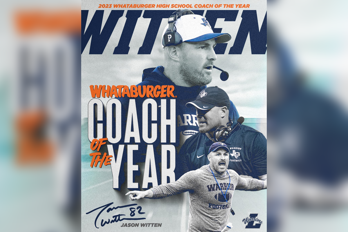 Liberty's Jason Witten named Whataburger Coach of the Year | Warrior ...