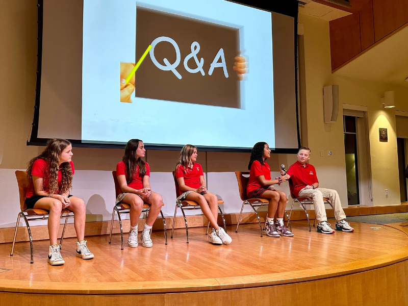 Middle School Students Step Up at Grade 5 Step-Up Event | Scots in ...