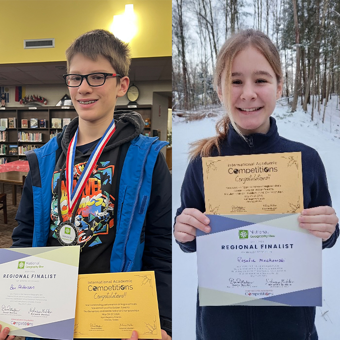 2 MS students advance to national geography bee | Post
