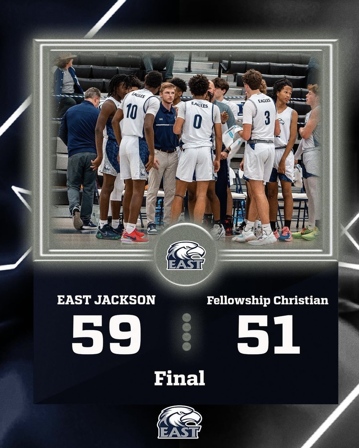 Boys Basketball Downs Fellowship Christian, 59-51 | eaglenews