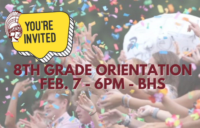 Welcome Class of 2028! BHS 8th Grade Orientation February 7 | Post Detail