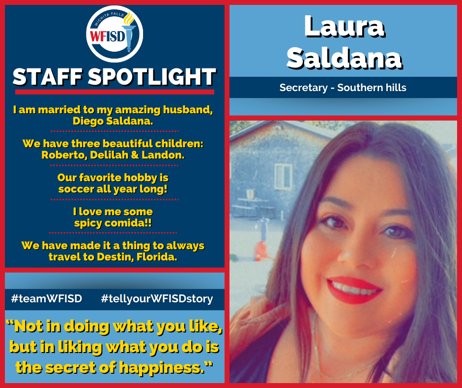 Staff Spotlight: Laura Saldana | New Details