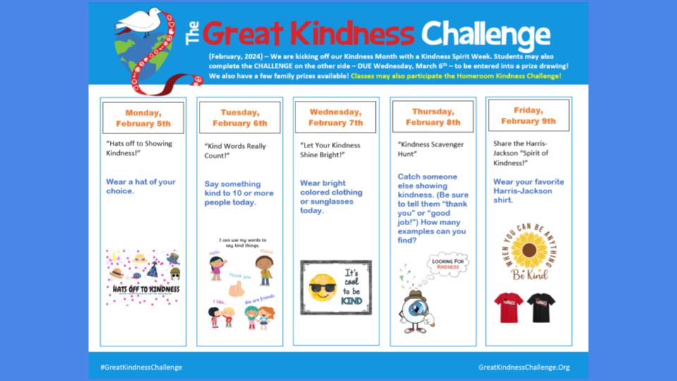 Kindness Month Kicks off with Spirit Week | News Details