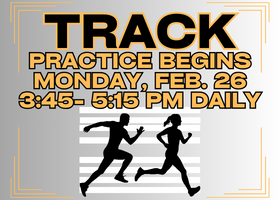 Track and Field Practice Starts Feb. 26th! | Posts Details