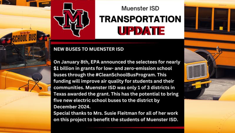New Buses to Muenster ISD | Post Details