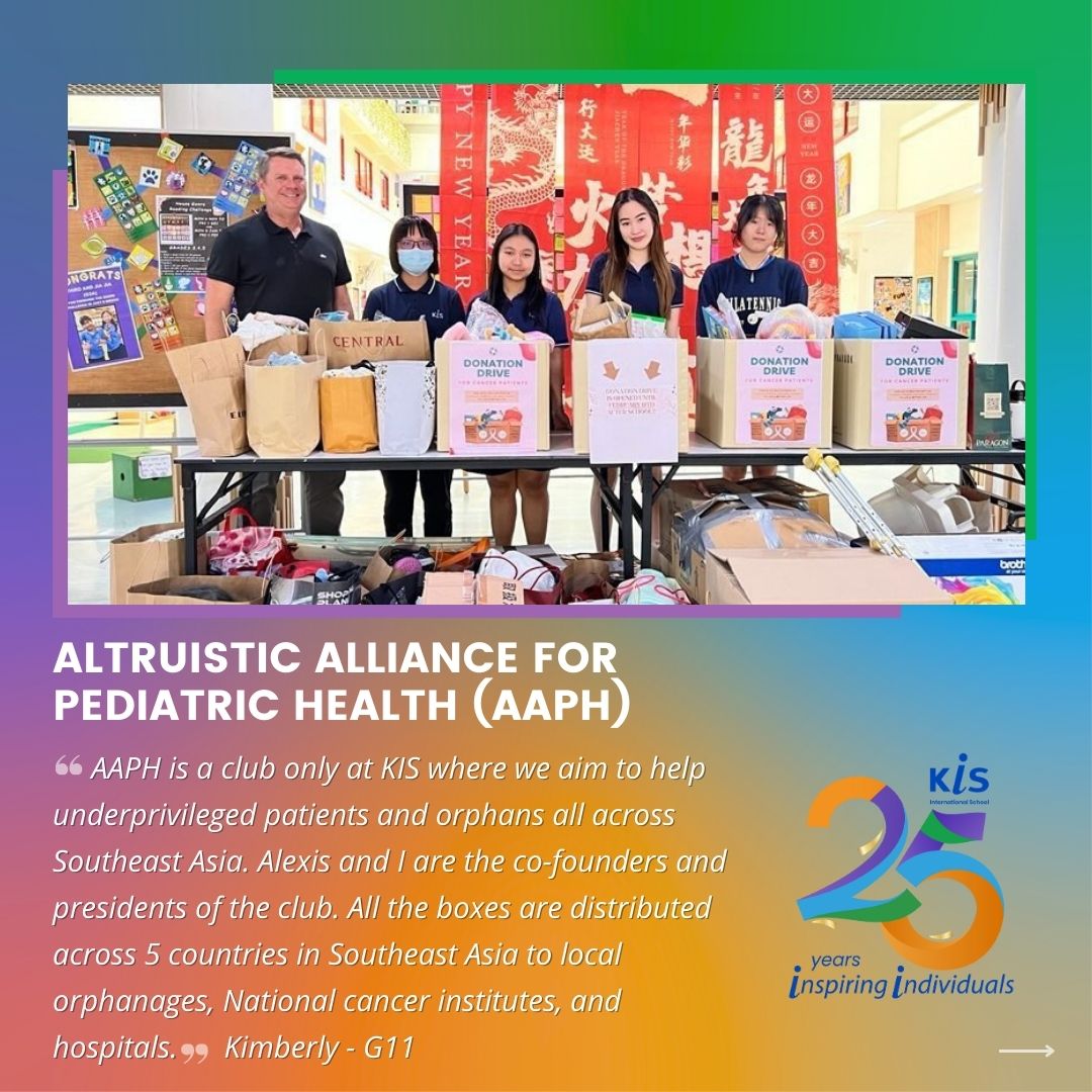 Exciting News from AAPH Club at KIS International School! | News Template