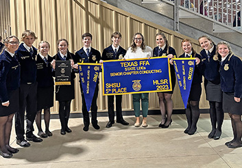 Bridgeland FFA Senior Chapter Conducting Team earns state banner ...
