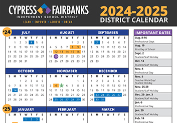 Board approves 2024-2025 instructional calendar | CFISD News Post Details
