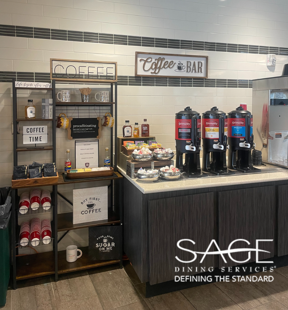 Thank you SAGE! New Faculty and Staff Coffee Bar Installed | News ...