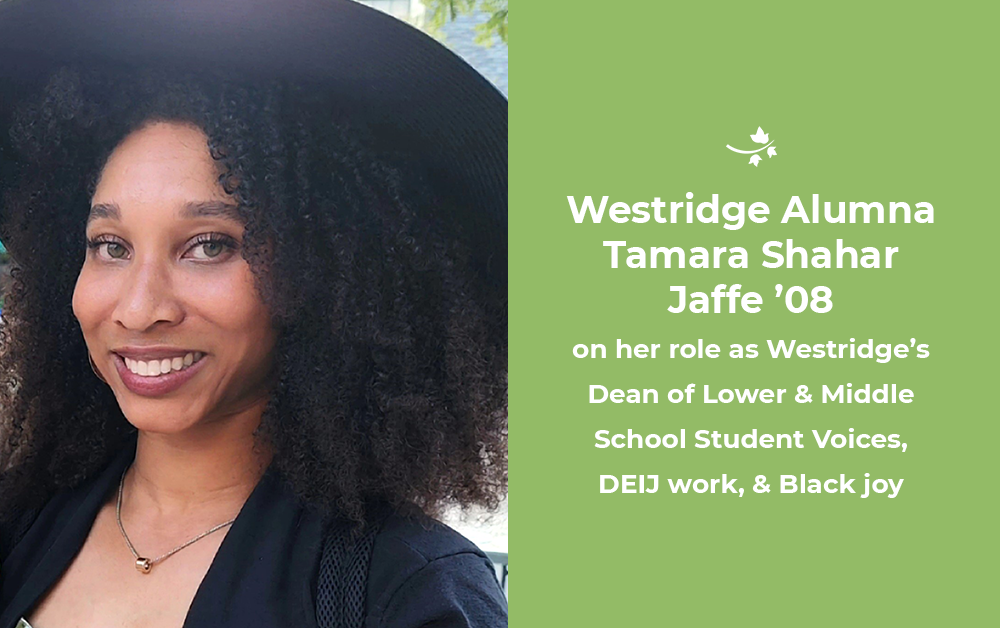 Lower & Middle School Dean of Student Voices Tamara Shahar Jaffe ’08 Continues to Make Her Mark ...