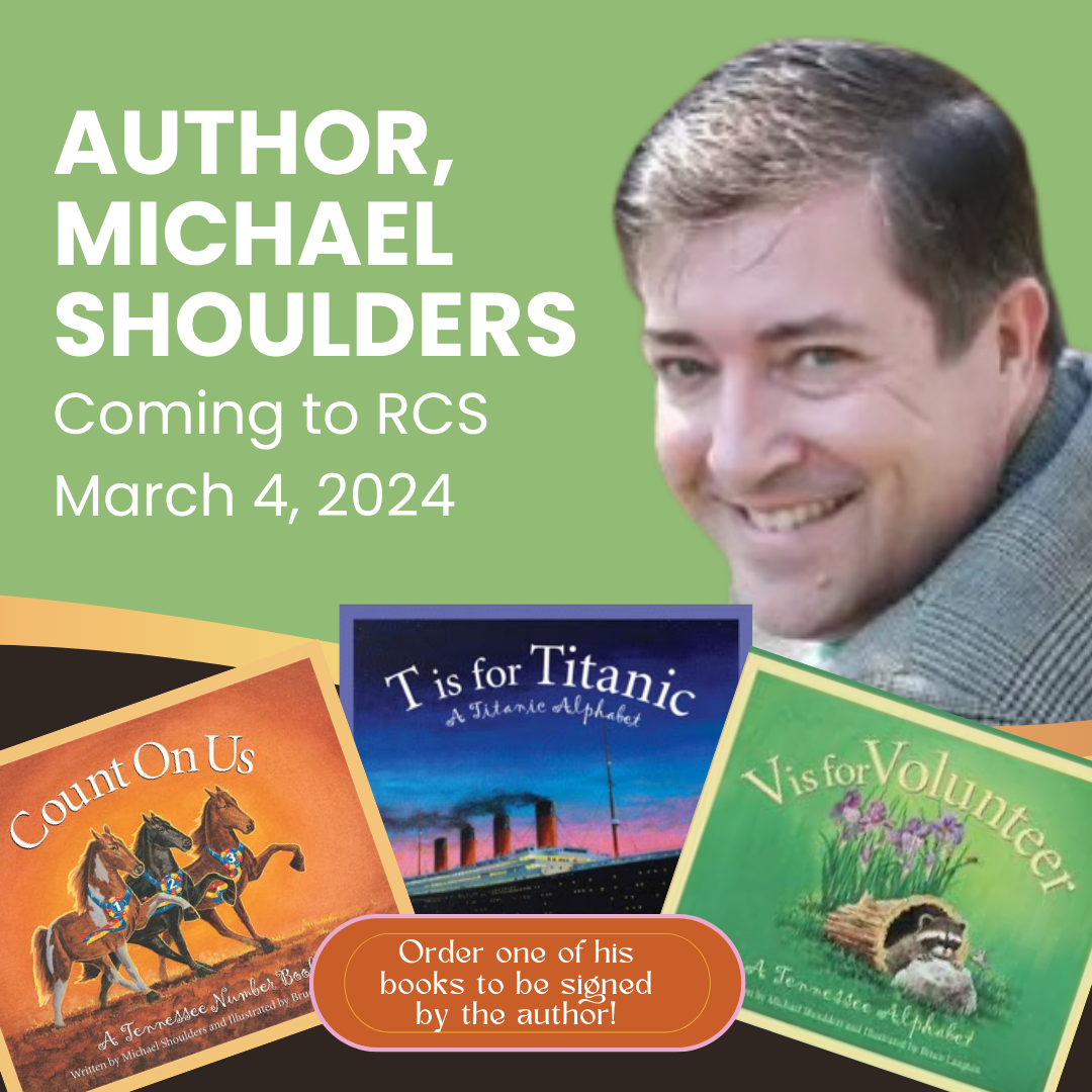 Author Michael Shoulder to Visit RCS on March 4 | Details