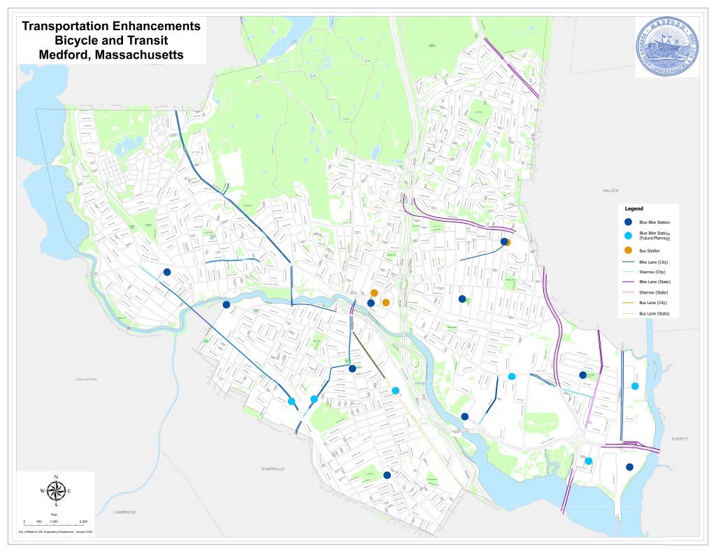Medford Releases GIS Maps of Traffic and Pedestrian Safety Projects ...