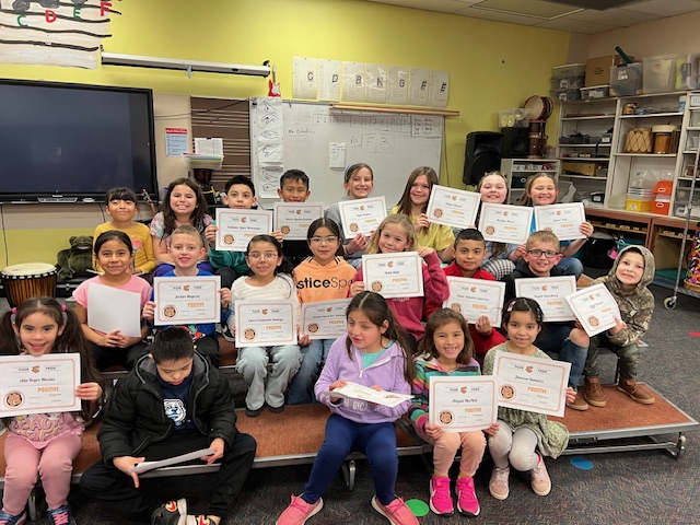 Congratulations Grant Elementary Positive Award Winners | District News