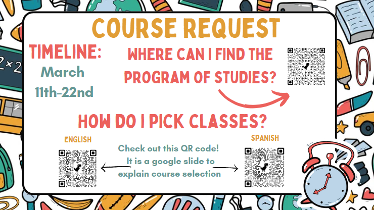 Course Selection for 2024-25 - Selección de cursos para 2024-25 | News