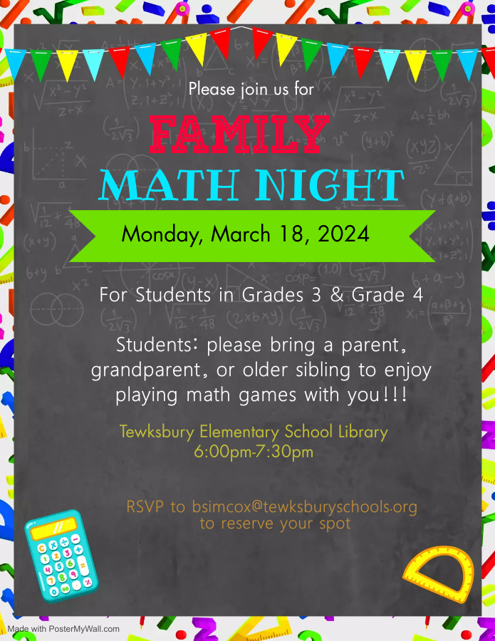 TES Announcements - Tewksbury Elementary School