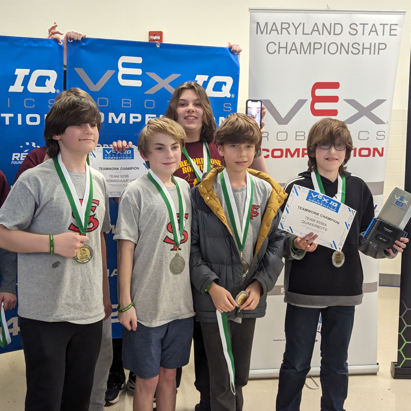 Friends School Quakerbots win the VIQRC State Championship! | School ...