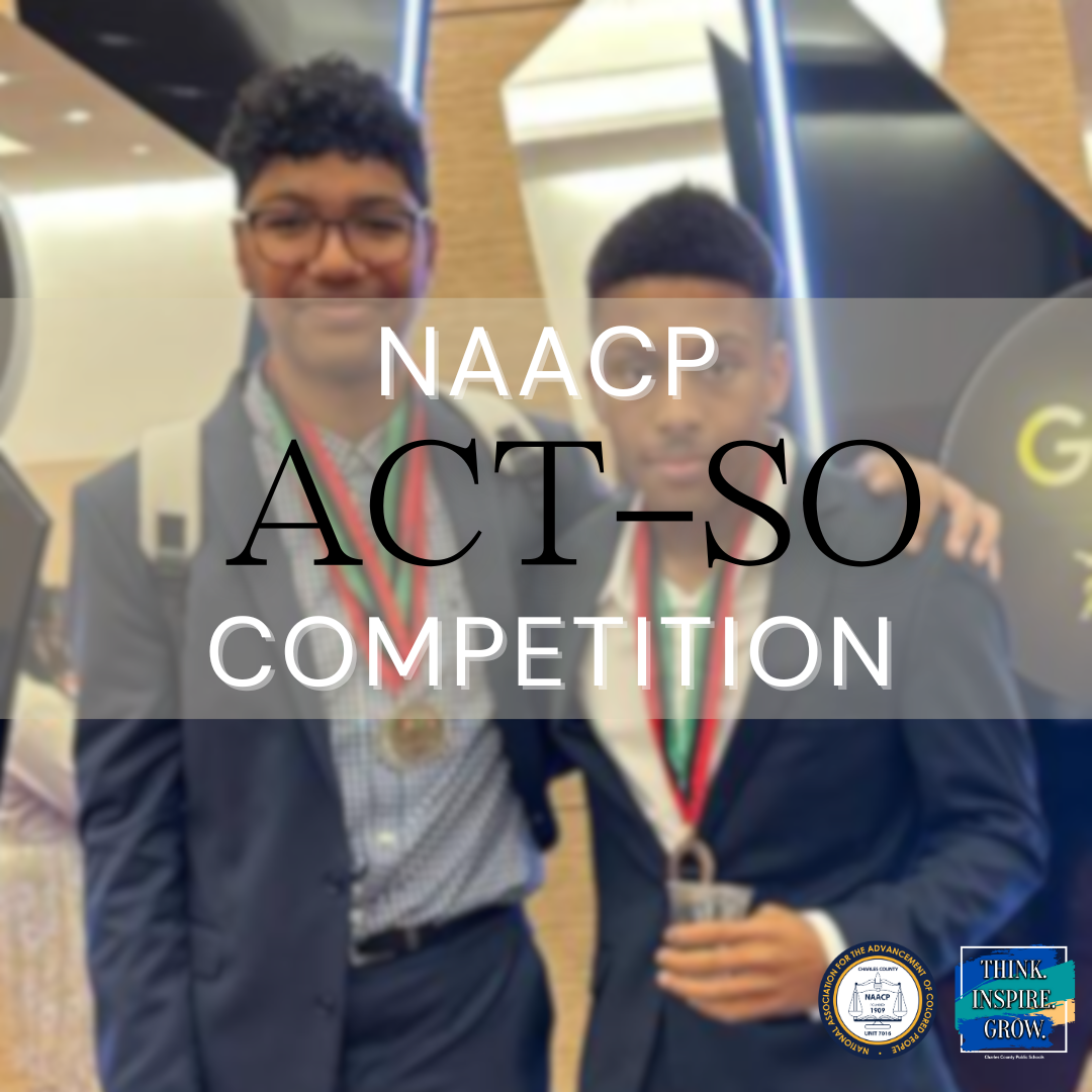 Local ACT-SO program set for April 27 | details - Charles County Public Schools
