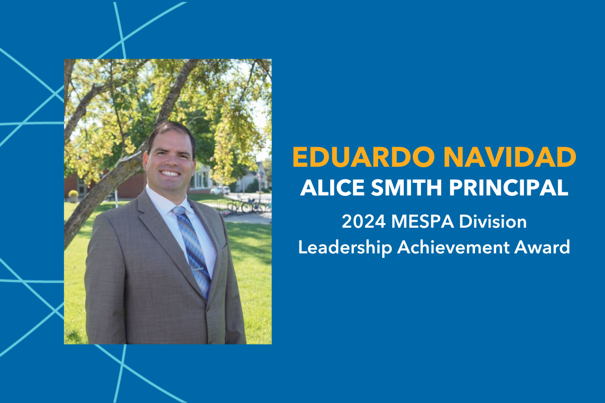 Alice Smith Principal Receives Statewide Leadership Award | Article