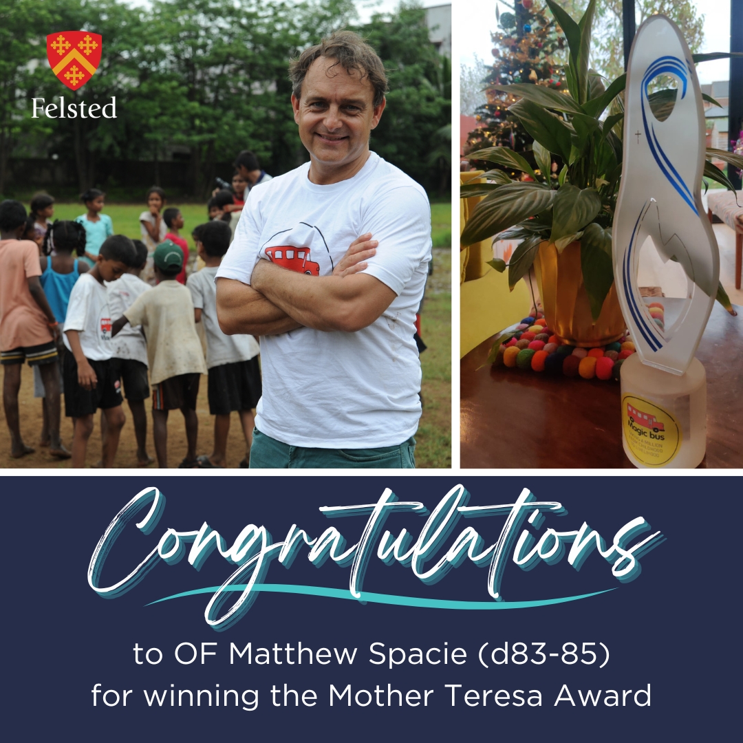 OF Matthew Spacie MBE Receives the Mother Teresa Award | Posts Page