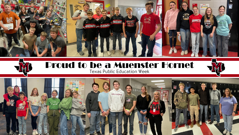 Public Education Week - Proud to be a Muenster Hornet | Post Details